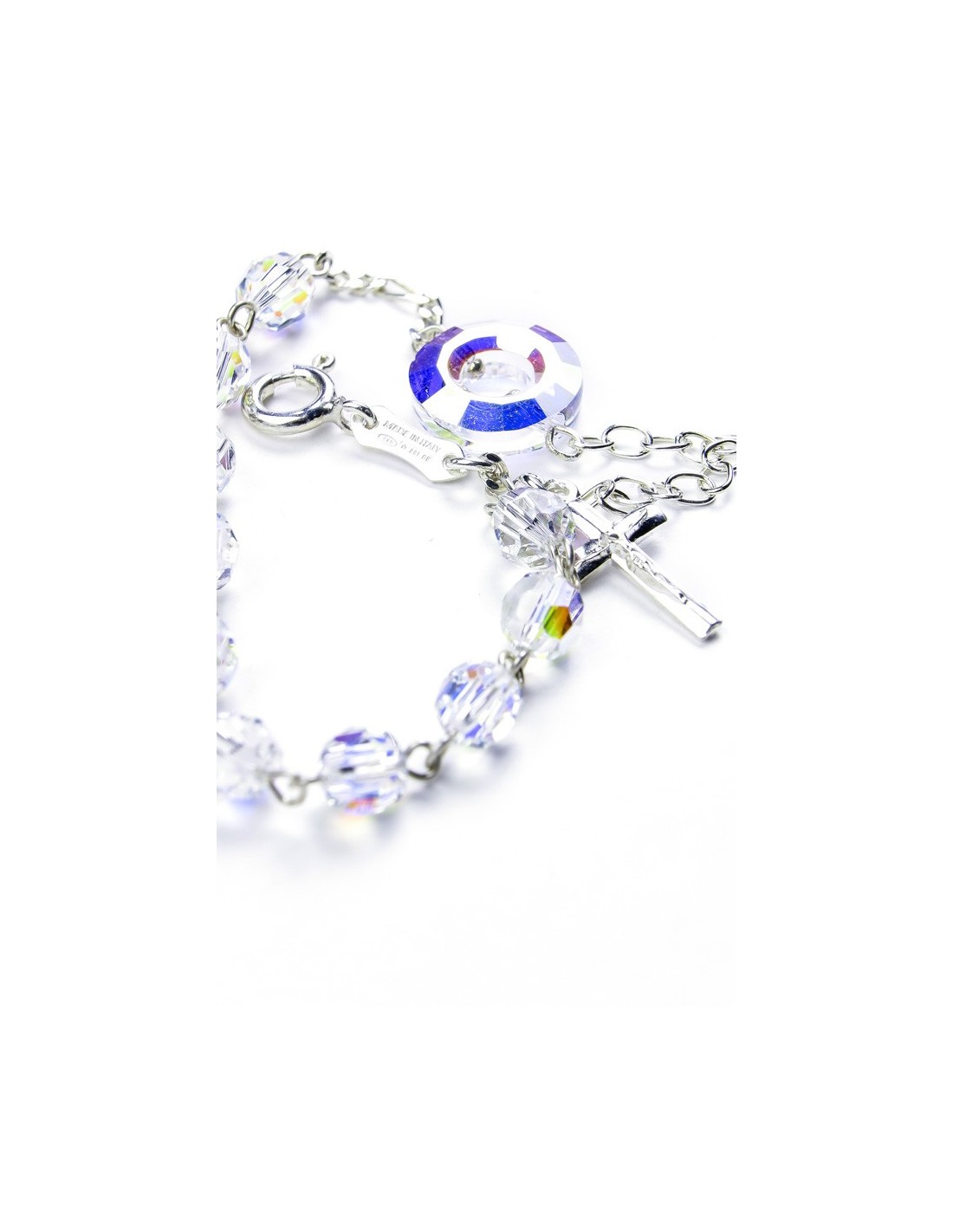 Yellow Crystal Rosary Bracelet 5mm beads | Vatican Gift